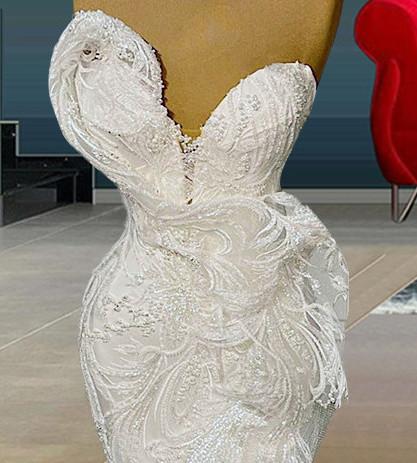 Quality OEM High Quality Wedding Dress Bridal Dress Customized Party Dress for sale