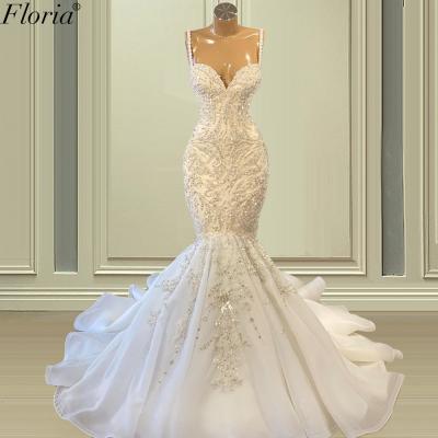 China OEM Bridal Dress Lace Wedding Dress Bride Mermaid Vestido De Noiva Customized for sale