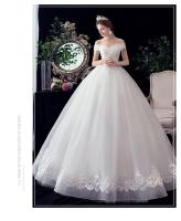 Quality 2021 New Western Strapless Hot Bridal Dress Lace Wedding Dress Bride Gowns for sale
