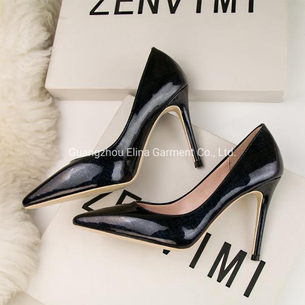 Quality 2021 European New Fashion Style Stiletto Heels Sexy Unique Pointed Women High for sale