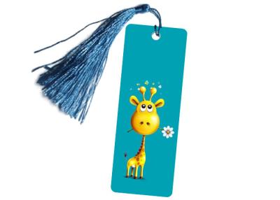 China Custom 0.6 mm PET 3D Lenticular Bookmark With Two Sides CMYK Printing for sale