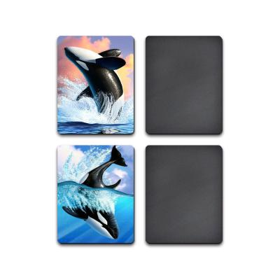 China high-end Souvenir 3d lenticular printing magnet customized design for sale