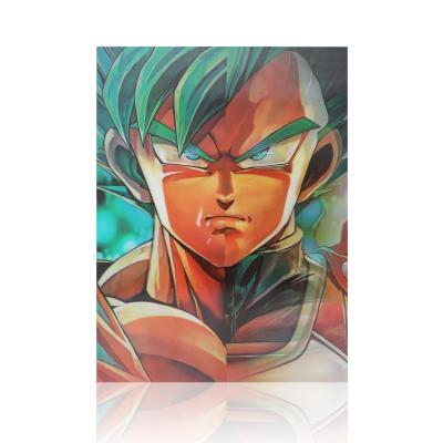 China Anime Poster With 3D Flip Effect Anime Lenticular Printing Poster 30x40cm Stock Design for sale