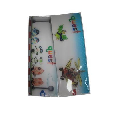 China Lenticular Printing Services Cartoon 3D Hologram Bookmark For Kids for sale