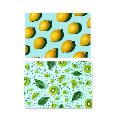 China Decorative Flower PET Printing 3D Lenticular Plastic Table Mats Offset Printing for sale