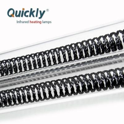 Cina Alogeno di plastica Heater Infrared del quarzo della fibra del carbonio in vendita