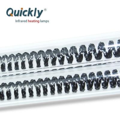Cina Alogeno di plastica Heater Infrared del quarzo della fibra del carbonio in vendita
