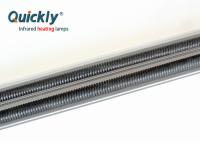 China Durable Medium Wave Quartz Infrared Tube Heating Elements For Textile Printing for sale