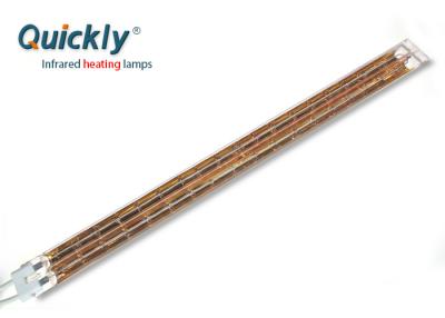 Cina Lampada di calore di IR del radiatore di IR delle onde corte del riflettore dell'oro per il forno di stampa dello schermo in vendita
