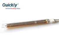 China Fast Medium Wave Quartz Infrared Tube Heating Elements Standard End Connection for sale