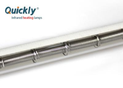 Cina Lampada infrarossa dell'alogeno di Heater Short Wave Twin Tube del quarzo in vendita