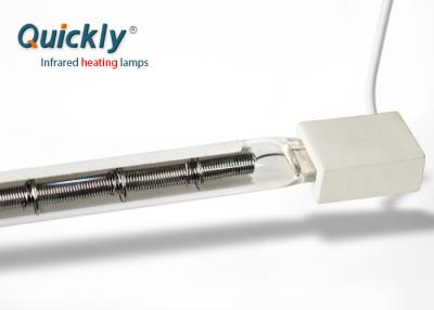 Cina Lampada infrarossa dell'alogeno di Heater Short Wave Twin Tube del quarzo in vendita