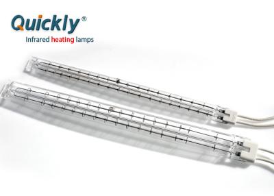 Cina Lampada di calore delle onde corte del filamento di tungsteno 2000w con la metropolitana gemellata in vendita