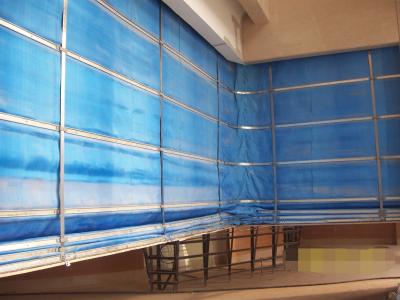 China Fireproof rolling curtain for sale