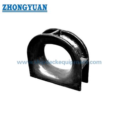 China 100–500 mm Deck-Mounted Cast Steel Closed Mooring Chock | JIS F 2005-1975 for Ship Mooring for sale
