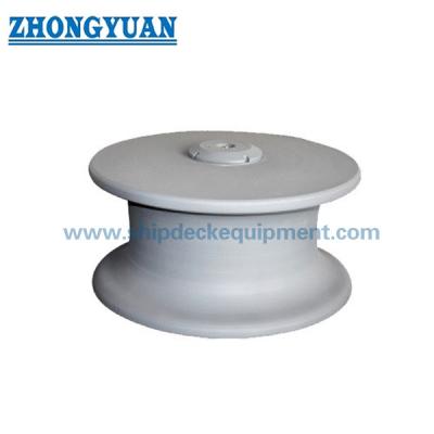 China Open Type Marine Mooring Guide Roller | NS 2585 Cast Steel Single Roller Fairlead for sale