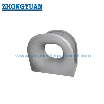 China Deck-Mounted Cast Steel Mooring Chock | DIN 81915 Type C, SWL 10 to 320 kN for sale