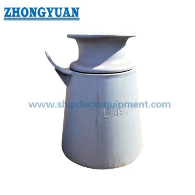 China ISO 13776 Deck Stand Pedestal Roller Fairlead | Single Roller Rope Guide for Ship Mooring and Towing for sale