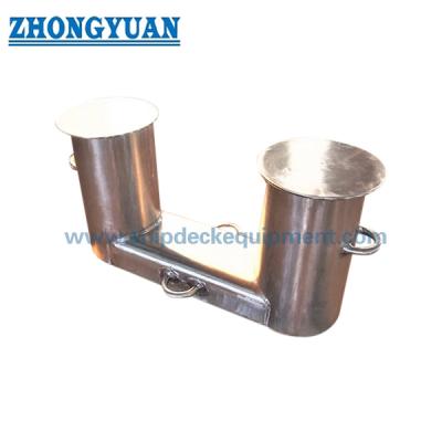 China DIN 82607 Stainless Steel Double Bitt Bollard | Shipboard Mooring and Towing Fitting for sale