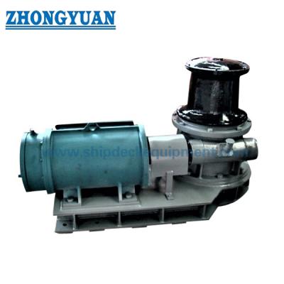 China Marine Electric Mooring Capstan with Horizontal Motor Drive | Deck-Mounted Warping Capstan for sale