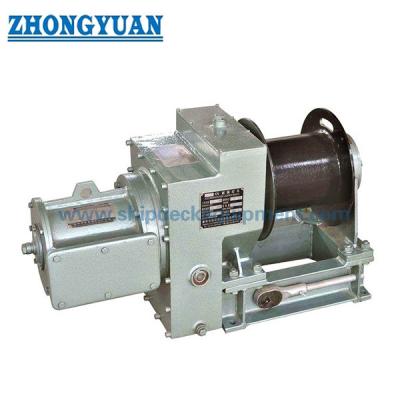 China 10/16 kN ISO 7364 Electric Accommodation Ladder Winch | Single Drum with Manual Backup for sale