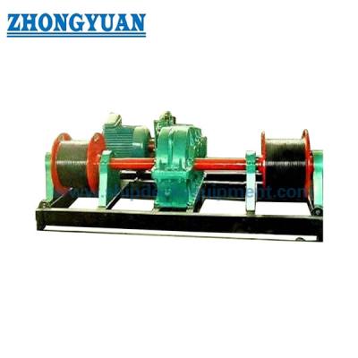 China 26–32mm Double-Drum Electric Steel Wire Rope Storage Reel | CB 3048 Type As for Ship Deck Equipment for sale