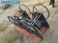 China Marine Manual Coupling Winch | Hand Operation Winch for Ship Deck Equipment for sale
