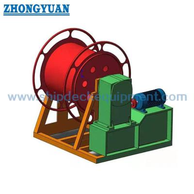 China 26–32 mm Electric Steel Wire Rope Storage Reel | CB 3048 Type A Single Drum Electric Reel for sale