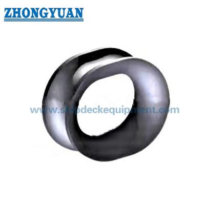 China NS 2587 Type A Bulwark Mounted Steel Plate Fabricated Welded Chock Ship Mooring Equipment for sale