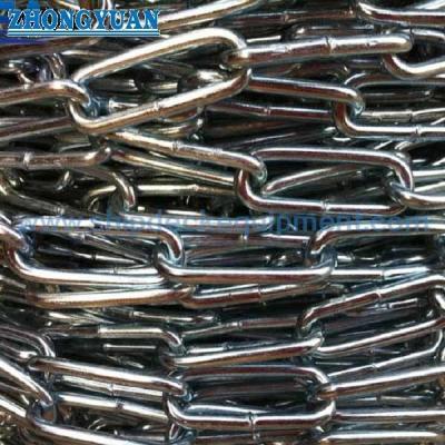 China DIN 763 Studless Link Chain German Standard Anchor And Anchor Chain for sale