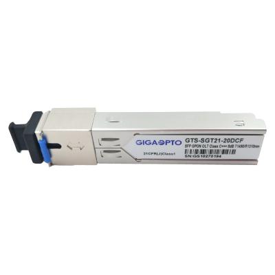 Cina Moduli ottici DDM di potere della classe D 8dBm TX del ricetrasmettitore di SFP GPON OLT in vendita