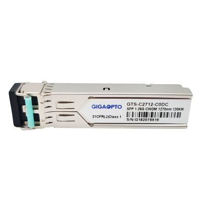 Cina DOM duplex del modulo 1.25G 1000BASE CWDM 1270 1610nm 120km LC SMF del ricetrasmettitore di SFP in vendita