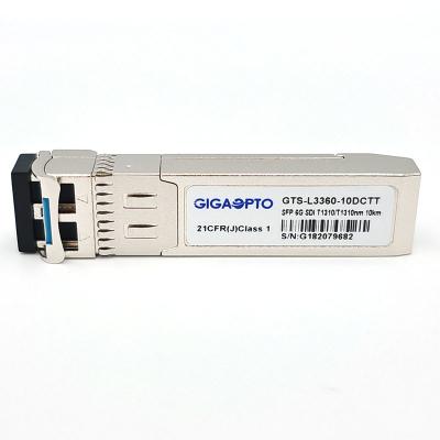 中国 6G SDI SMPTE SFP 1310nm 10km SMFの二重LC非MSA二重送信機モジュール 販売のため