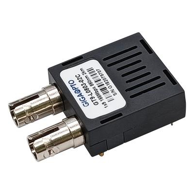 中国 155Mbps 1x9の光学トランシーバー2km MMF複式アパートSC FC ST 850nmのトランシーバーLVPECL PECL 販売のため