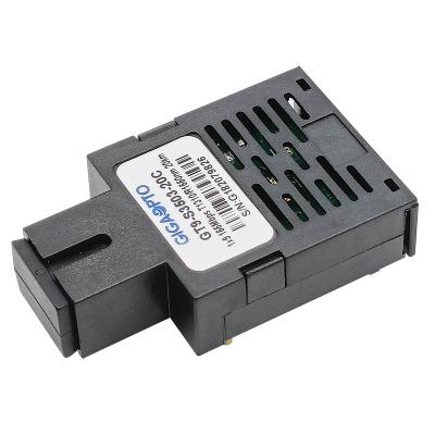 Cina Singola st dello Sc FC del singolo della fibra 1x9 del ricetrasmettitore 155Mbps BIDI TX1310nm RX1550nm 20km SMF modulo del ricetrasmettitore in vendita