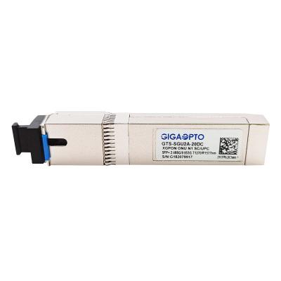 Cina Sc UPC 20km del modulo Tx2.488G /Rx 9.953G 1270nm 1577nm SMF del ricetrasmettitore di XGPON ONU N1 SFP+ in vendita
