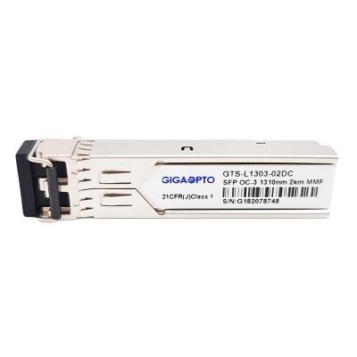 Cina DOM di LC del duplex del modulo del ricetrasmettitore di OC-3/STM-1 SR-0 155Mbps 1310nm MMF 2km SFP in vendita