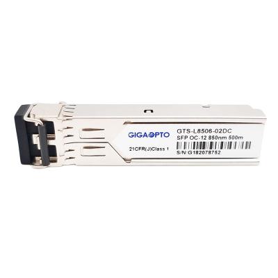Cina modulo MMF DOM Duplex LC del ricetrasmettitore di 622Mbps SFP OC-12/STM-4 SR-0 850nm 500m in vendita