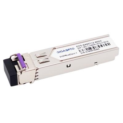 China de Module1000base BX TX1490nm RX1570nm 80km SMF DOM LC van 1.25G BiDi SFP Zendontvangermodule Te koop