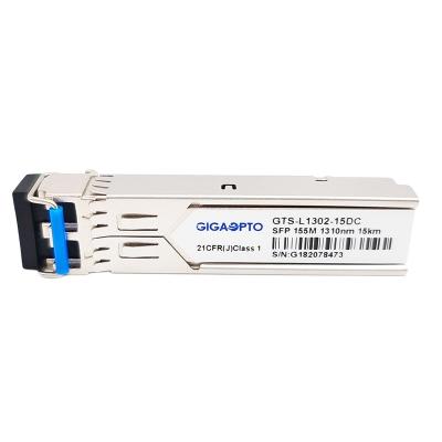 Cina DOM 155Mbps di LC ottici SMF del duplex del modulo del ricetrasmettitore di 100BASE-LX 1310nm 15km SFP in vendita