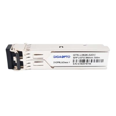 Cina modulo DOM Duplex LC del ricetrasmettitore del modulo di Manica della fibra di 2G SFP 850nm MMF 300m in vendita