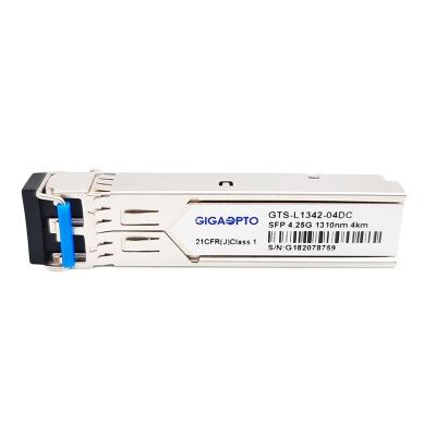 Cina Modulo di Manica della fibra di SFP 4G 1310nm SMF 4km LC duplex DOM Optical Transceiver in vendita