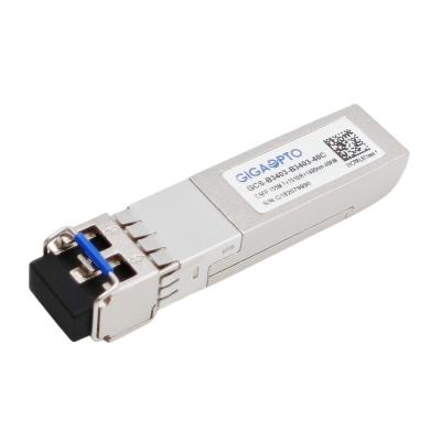 中国 デュアル チャネル155MbpsのコンパクトSFP BIDIのトランシーバーTX1310nm RX1490nm LC 40km DOM 販売のため