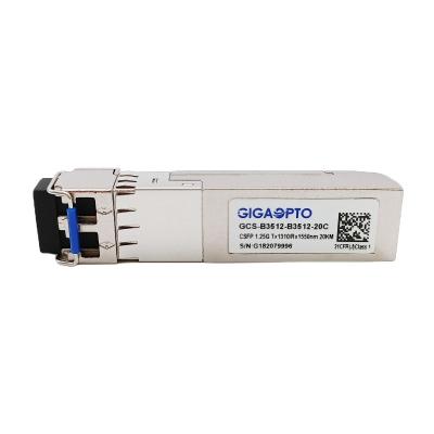 China Módulo dual LX 1310nm TX 1550 nanómetro RX SMF los 20km del transmisor-receptor de 1G BIDI CSFP en venta
