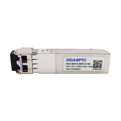 China 1000BASE CSFP verdoppeln BIDI 120km TX1490 RX1550 Inspektion LC DOM Transceiver zu verkaufen