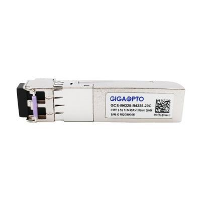 Cina 2 DOM del ricetrasmettitore 20km TX1490 RX1310 LC della fibra 2.488Gbps CSFP BIDI MP in vendita