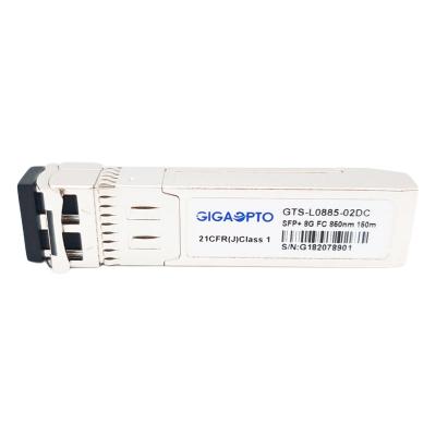 Cina DOM LC MMF del modulo 300m del ricetrasmettitore della fibra dell'interruttore 850nm di Manica 8GFC SFP+ della fibra 8G in vendita