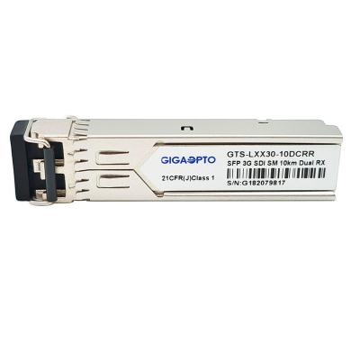中国 SFPの非SD-SDI HD-SDIおよび3G-SDI MSAのための二重受信機1310nm 10kmビデオ病理学パターン モジュール 販売のため