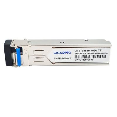 中国 3G-SDI 1繊維のBiDiの非二重光トランスミッタ1310nm/1550nm 10kmビデオ病理学パターン モジュールMSA 販売のため