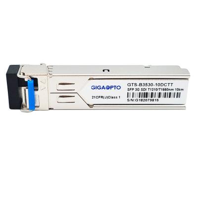中国 3G-SDI 1繊維のBiDiの非二重送信機1310nm/1550nm 10kmビデオ病理学パターン モジュールMSA Pinout 販売のため